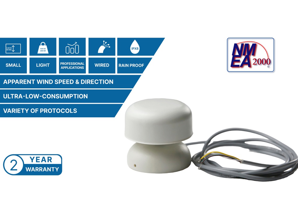 Ultra Low Power-Ultrasonic wind meter